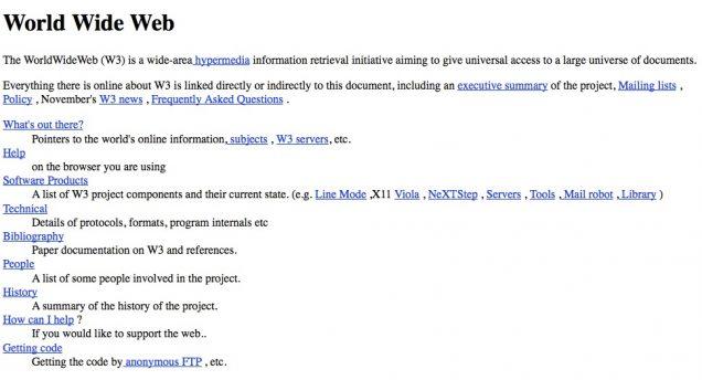 WEBSITES HISTORY 101: From the first website to your own web page